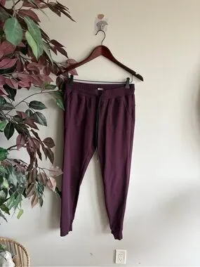 ZYIA | Pants & Jumpsuits | Zyia Deep Plum Slim Joggers | Poshmark